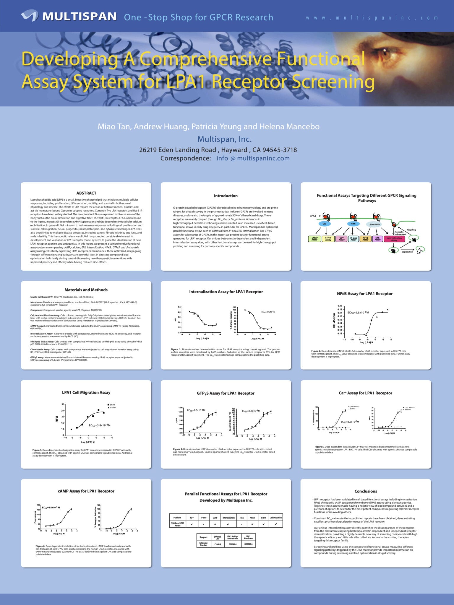 Developing A Comprehensive Functional Assay System for LPA1 Receptor ...